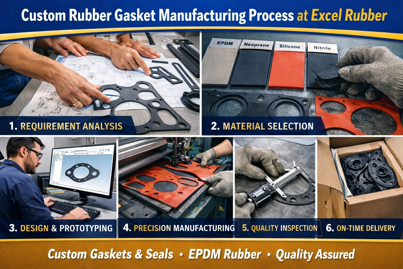 Custom Rubber Gaskets in Westland | EPDM Rubber Seals