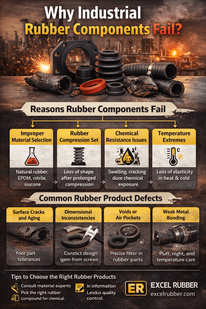 Why Industrial Rubber Products Fail | USA Experts