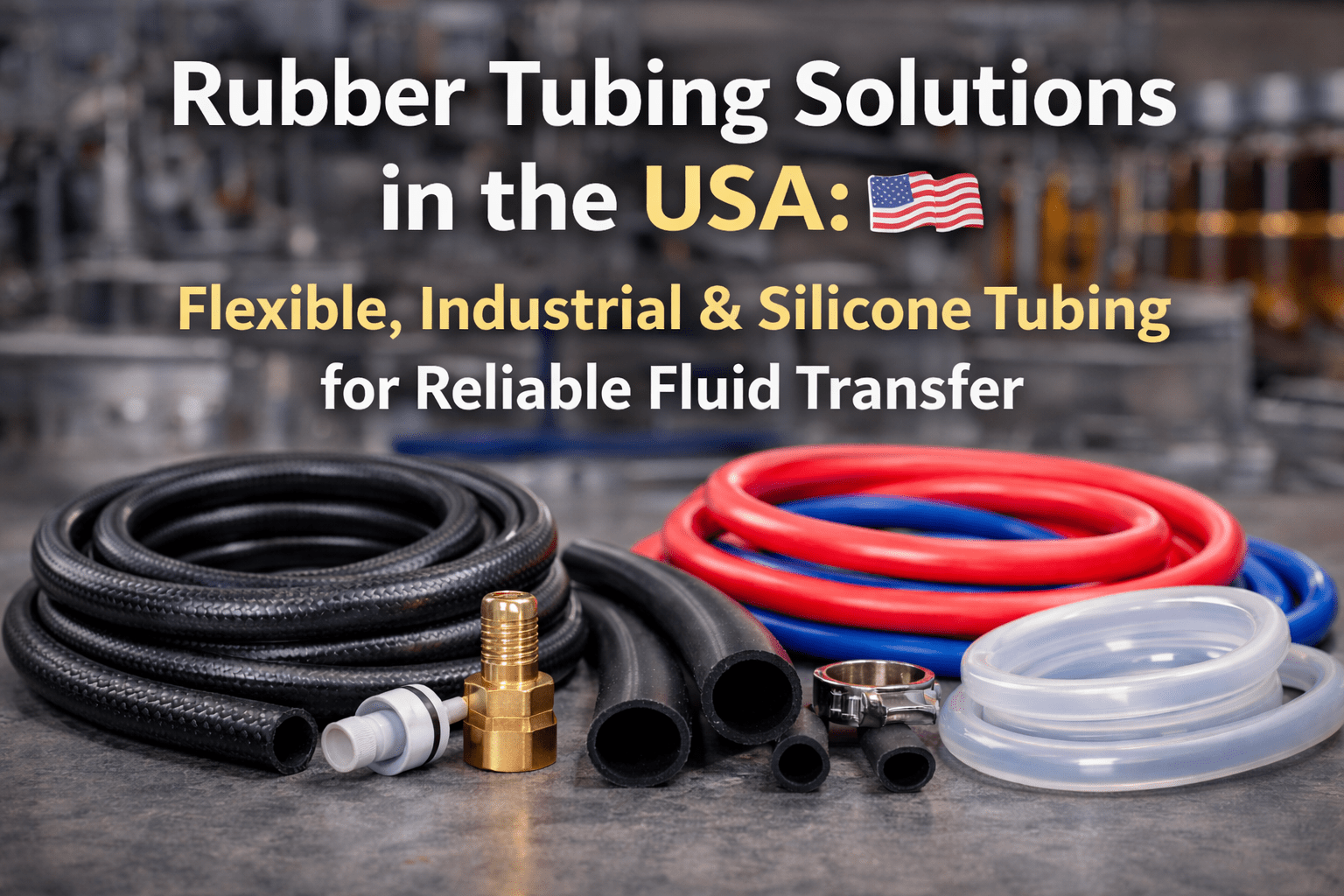 Rubber Tubing for Fluid Transfer | Flexible & Industrial Tubing USA