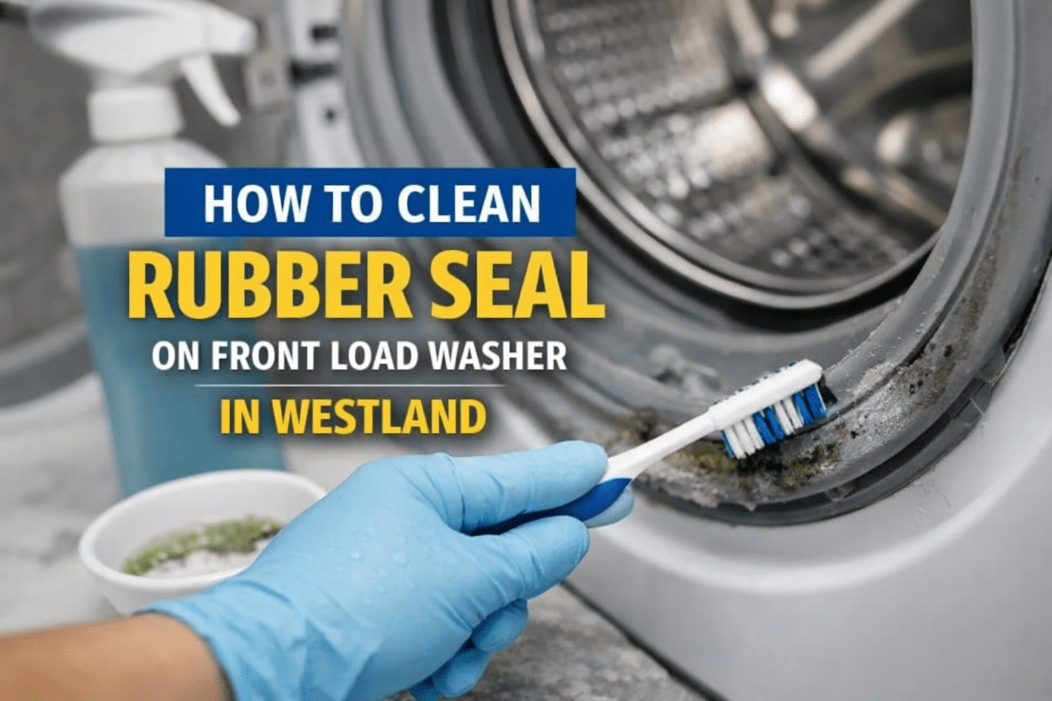 How to Clean Rubber Seal on Front Load Washer | Westland
